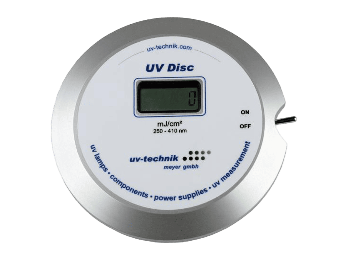 UV Disc – Measurement of UV dose for curing and disinfection ...